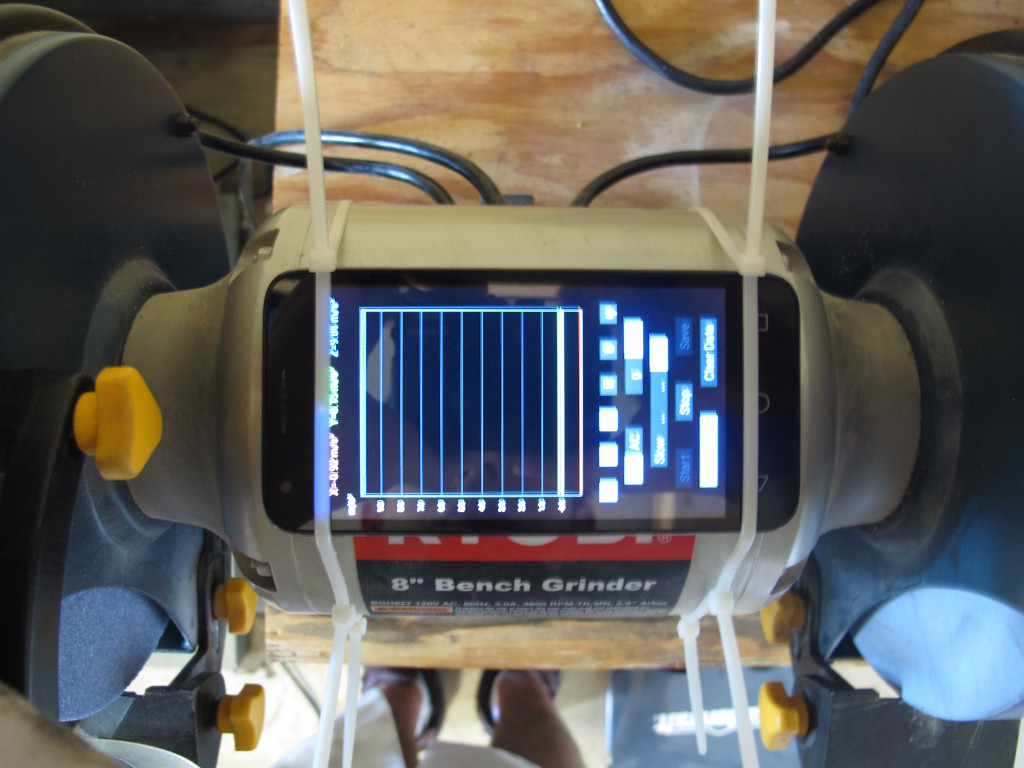 Bench Grinder Balancing with a Smart Phone – thecogwheel